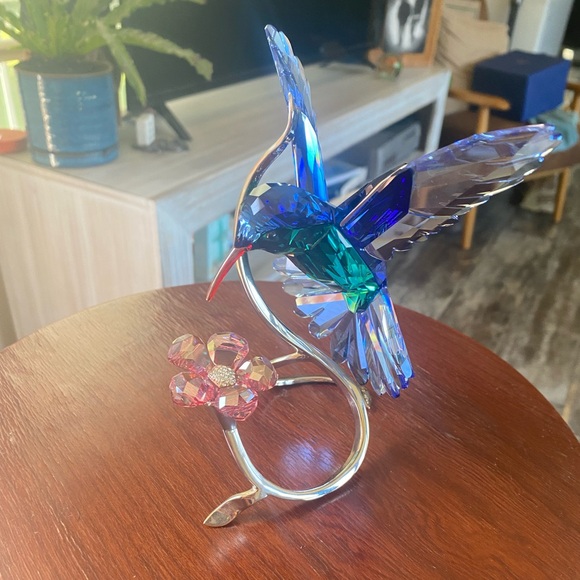 Swarovski | Other | Swarovski Crystal Paradise Birds Hummingbird With ...